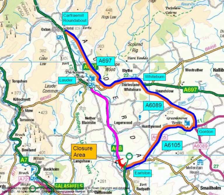 RESURFACING WORKS AT THREE LOCATIONS ON THE A68 - BEAR Scotland