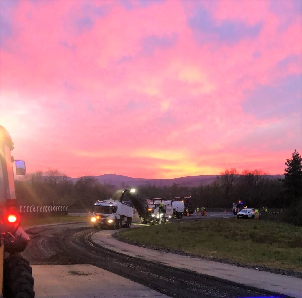 RESURFACING THE M80 NORTHBOUND APPROACH TO JUNCTION 9 - BEAR Scotland
