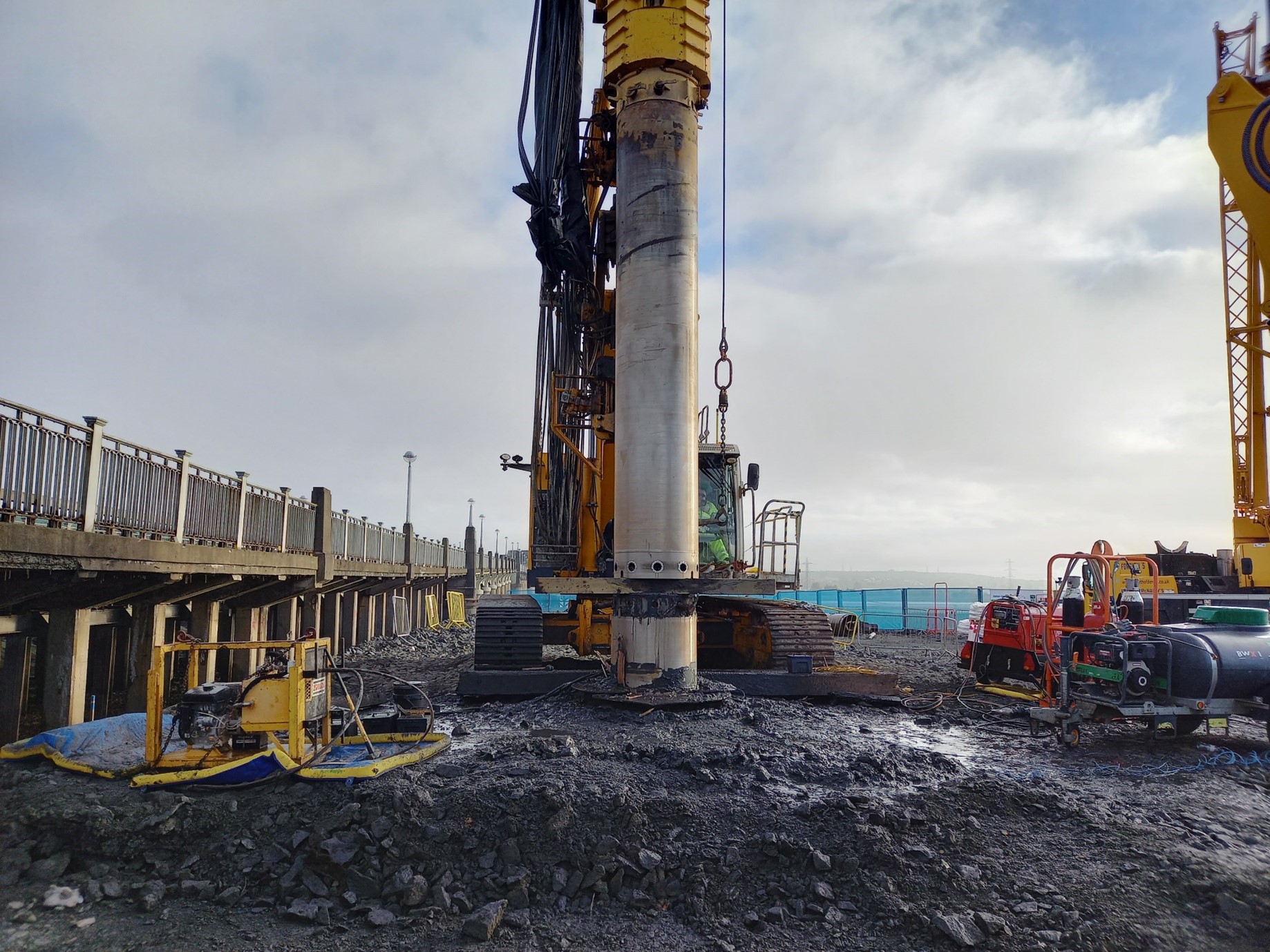 Kincardine Southern Piled Viaduct Replacement Progress Images - BEAR ...