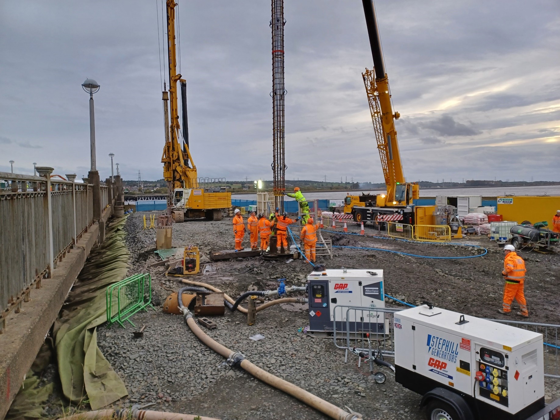 Kincardine Southern Piled Viaduct Replacement Progress Images - BEAR ...