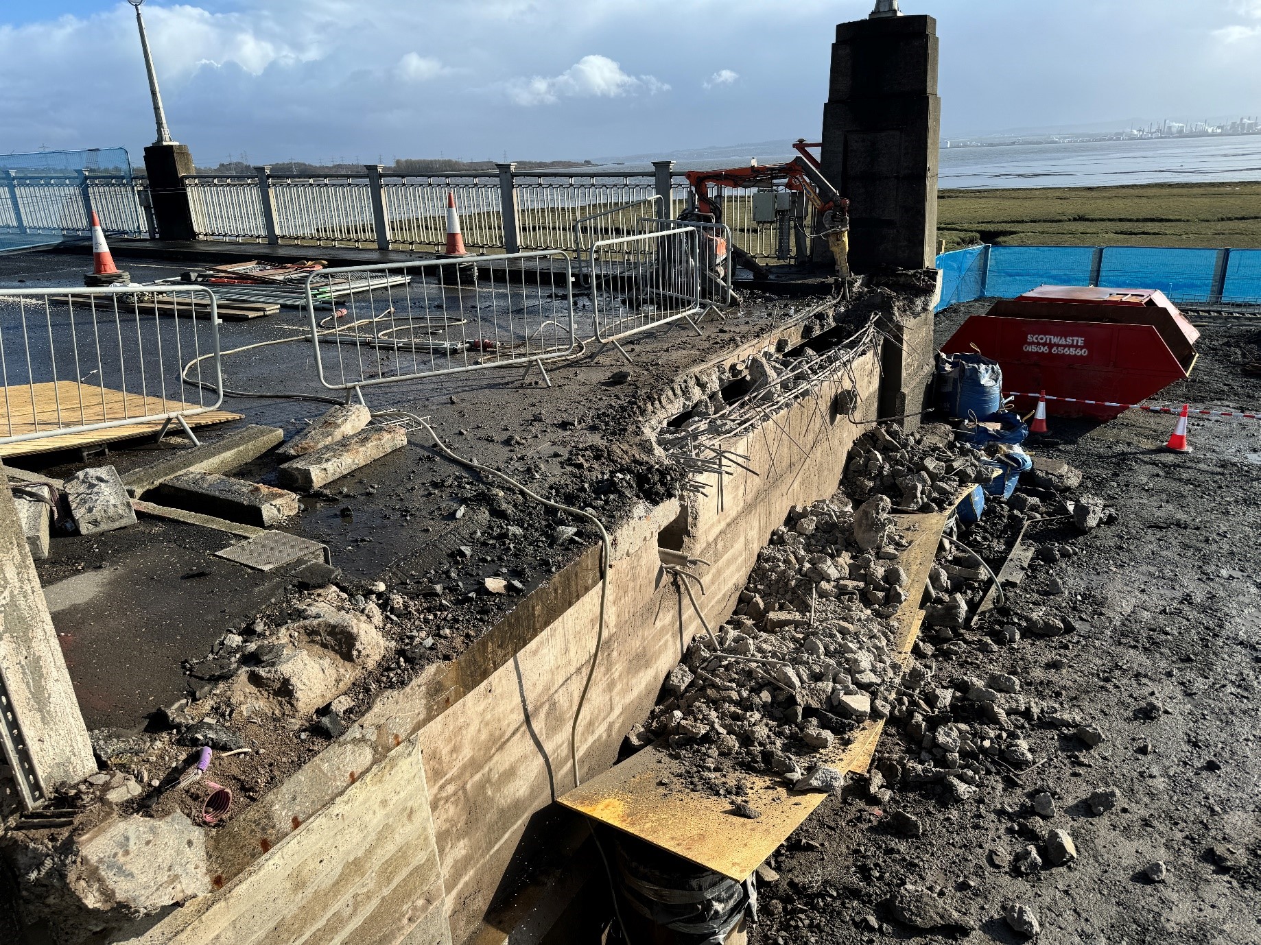 Kincardine Southern Piled Viaduct Replacement Progress Images - BEAR ...