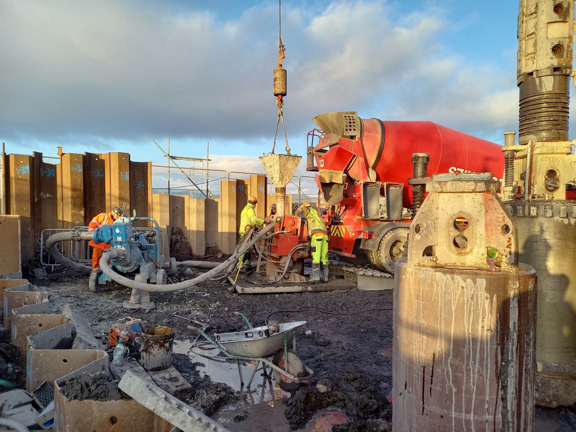 Kincardine Southern Piled Viaduct Replacement Progress Images - BEAR ...