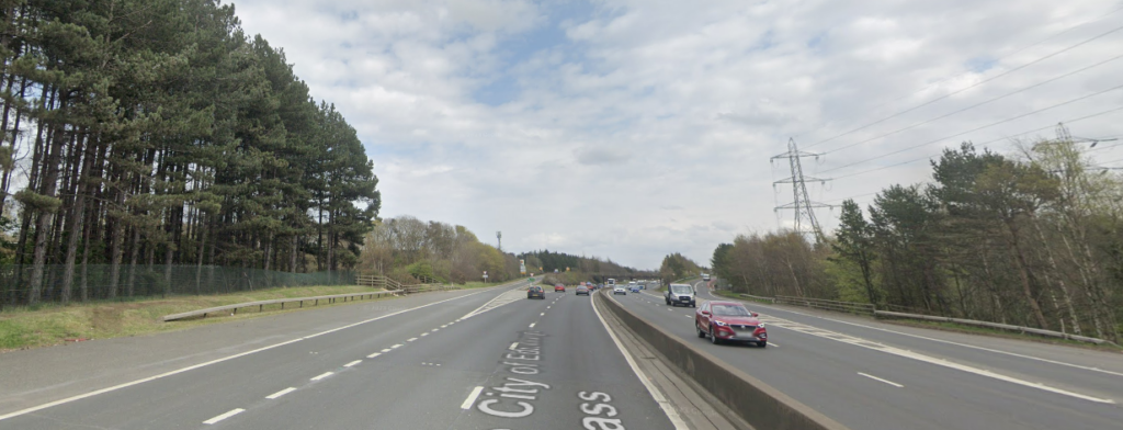 DRAINAGE WORKS ON A720 WESTBOUND, LOTHIANBURN TO BABERTON - BEAR Scotland