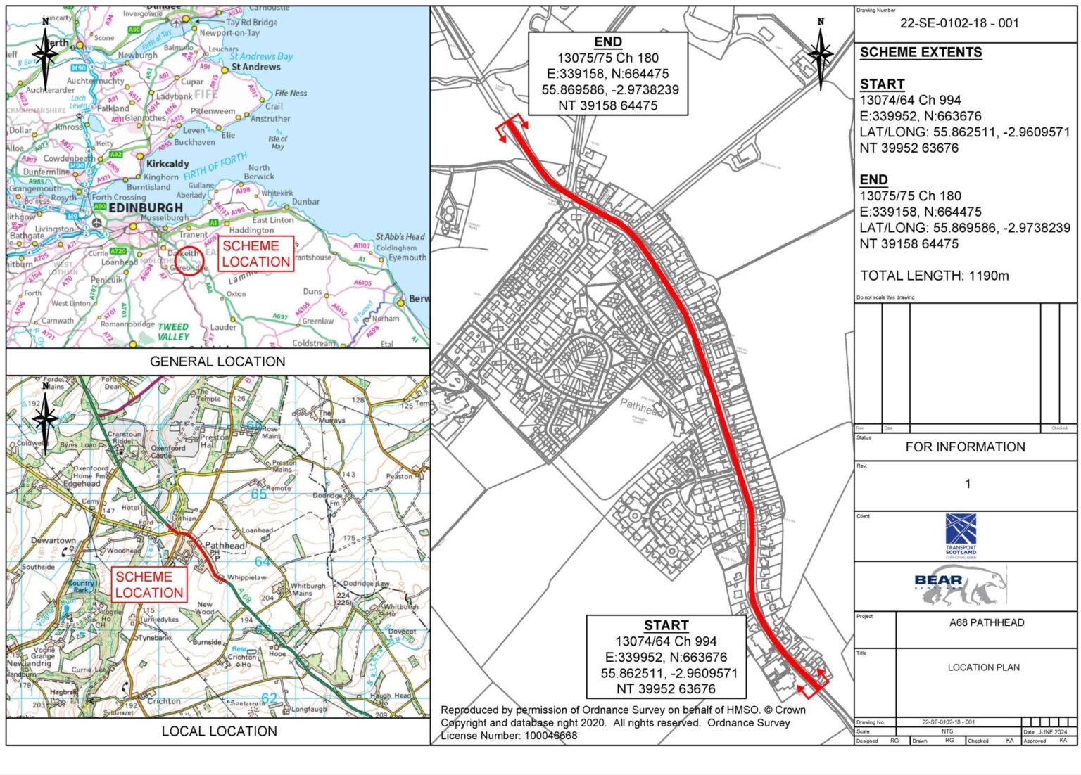 A68 Pathhead Resurfacing - BEAR Scotland