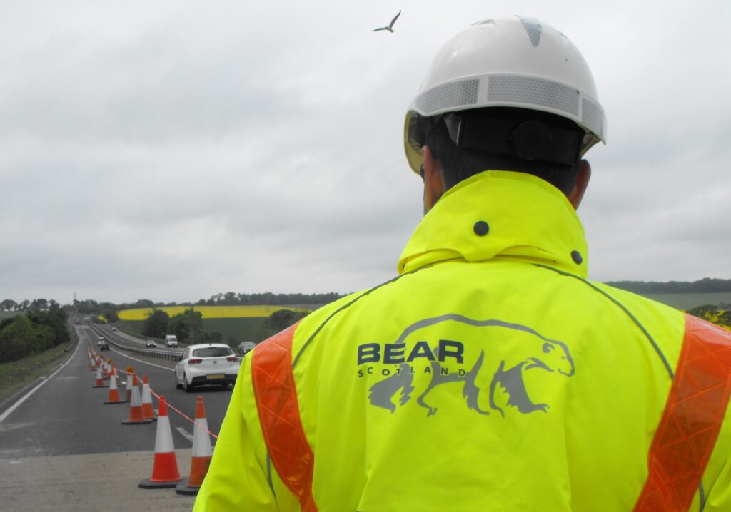 RESURFACING WORKS ON A1 BEANSTON TO OVER HAILES SOUTHBOUND - BEAR Scotland