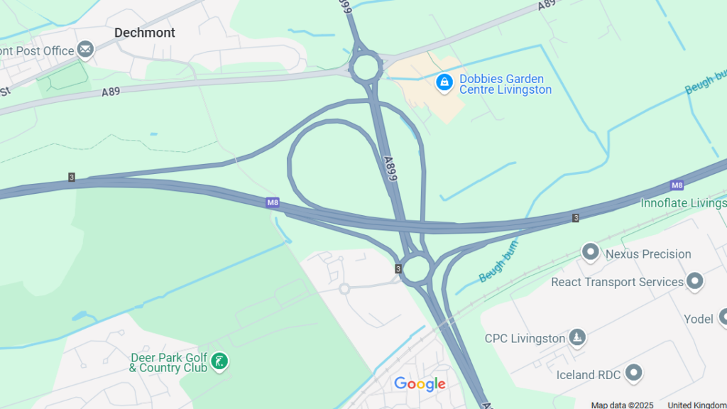 BRIDGE WORKS AT M8 JUNCTION 3 - BEAR Scotland