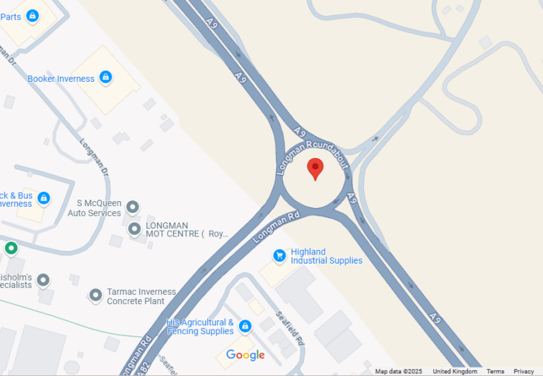A9 ROAD MARKING IMPROVEMENTS ON LONGMAN ROUNDABOUT - BEAR Scotland